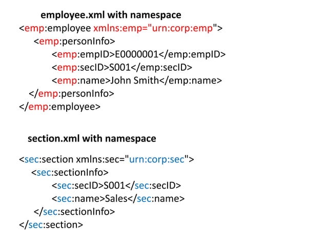 Soa unit-1-xml namespaces 09.07.2019