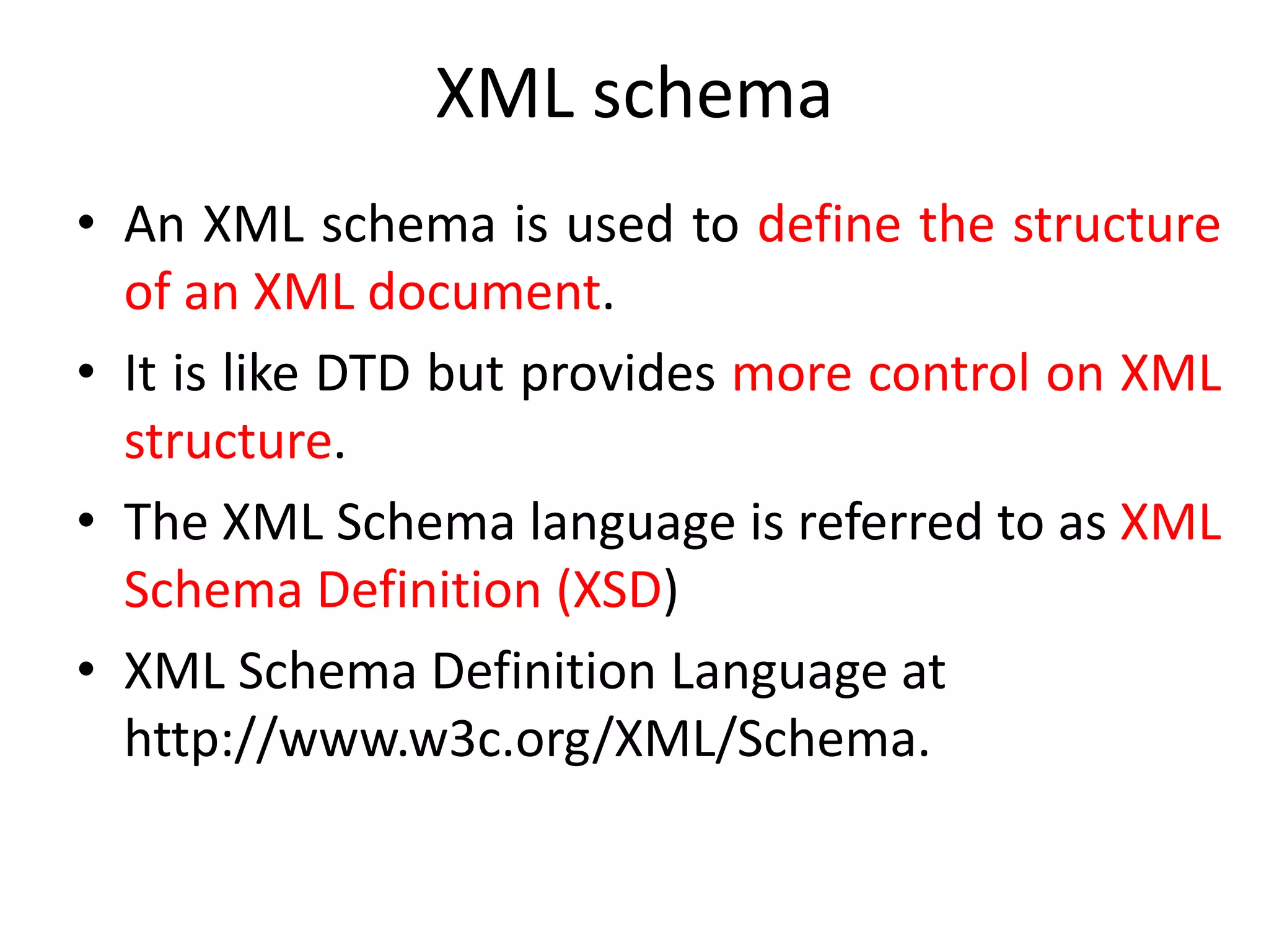 Service Oriented Architecture-Unit-1-XML Schema | PPT