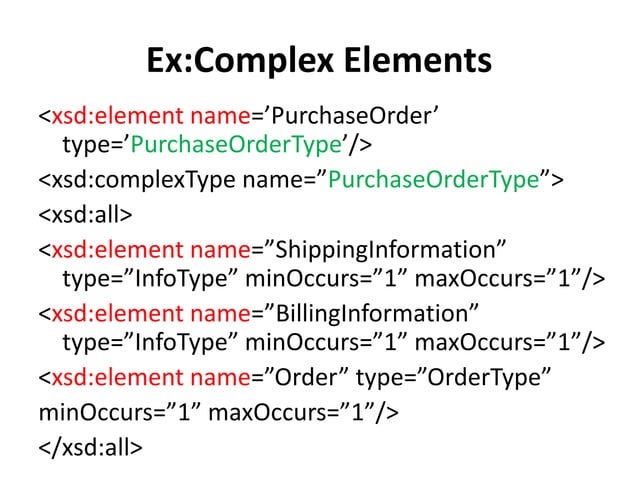 Service Oriented Architecture-Unit-1-XML Schema | PPT