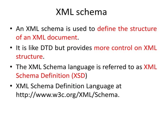 Service Oriented Architecture-Unit-1-XML Schema | PPT