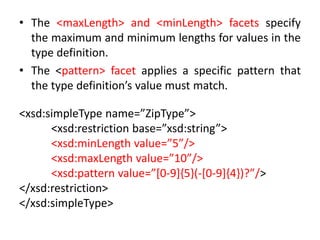 Service Oriented Architecture-Unit-1-XML Schema | PPT
