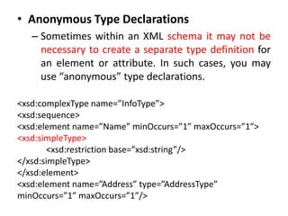 Service Oriented Architecture-Unit-1-XML Schema | PPT