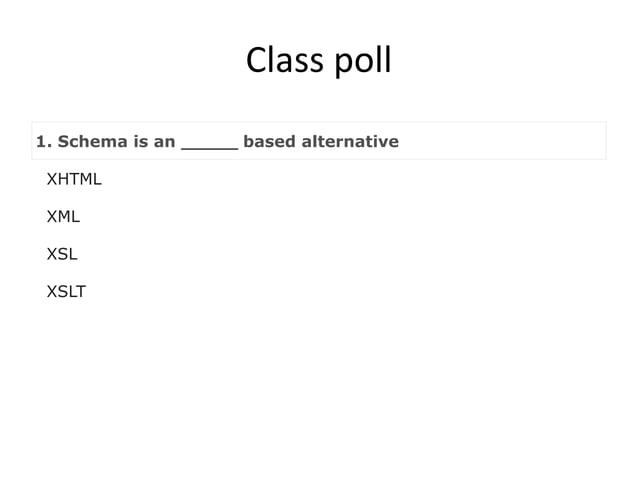 Service Oriented Architecture-Unit-1-XML Schema | PPT