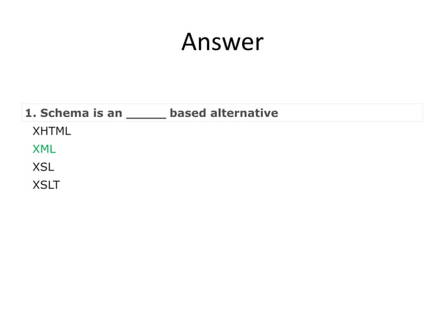 Service Oriented Architecture-Unit-1-XML Schema | PPT