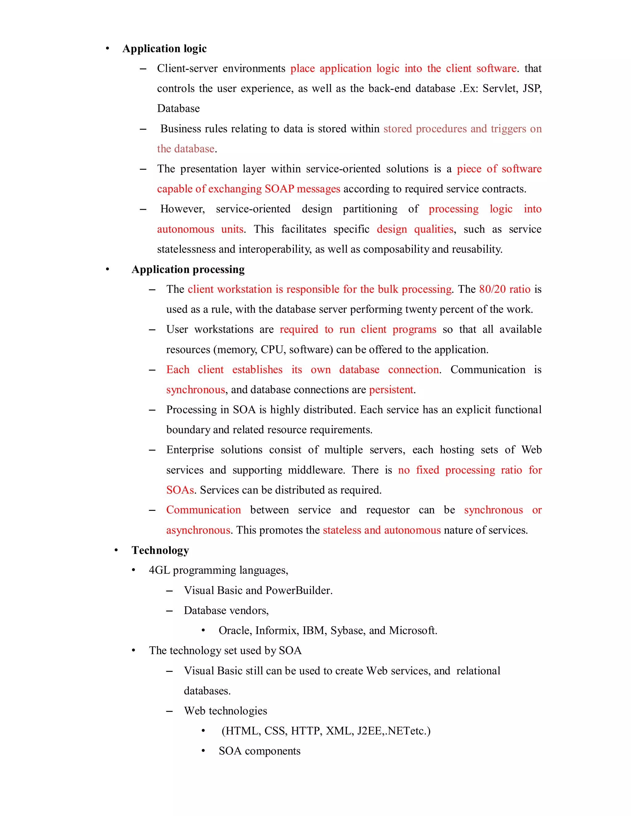 Soa Unit 3 Notes Introduction To Service Oriented Architecture Pdf 