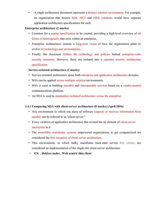 Soa Unit 3 Notes Introduction To Service Oriented Architecture Pdf