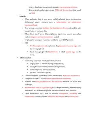 SOA unit-3-notes-Introduction to Service Oriented Architecture | PDF