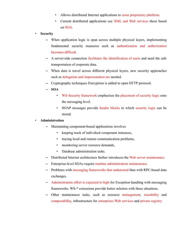 Soa Unit 3 Notes Introduction To Service Oriented Architecture Pdf