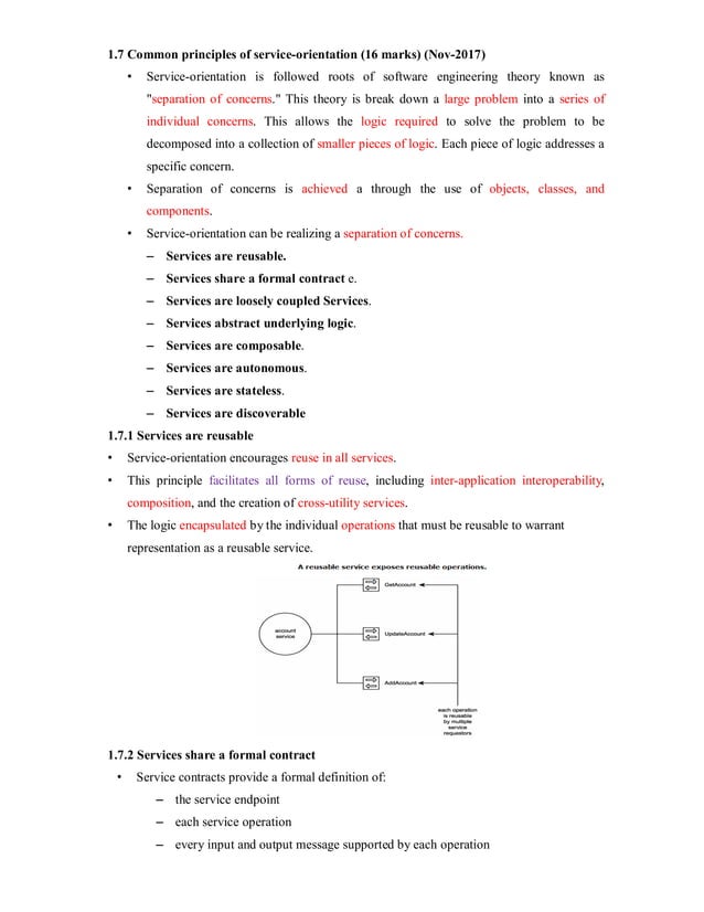 Soa Unit 3 Notes Introduction To Service Oriented Architecture Pdf