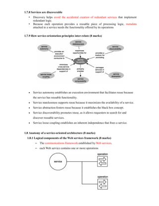SOA unit-3-notes-Introduction to Service Oriented Architecture | PDF