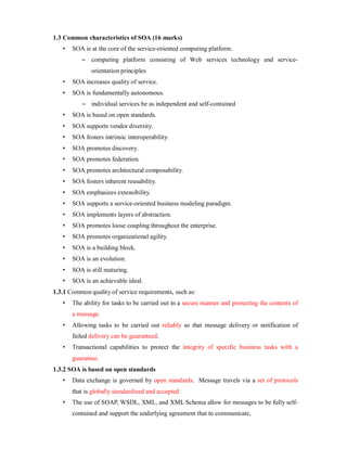 SOA unit-3-notes-Introduction to Service Oriented Architecture | PDF