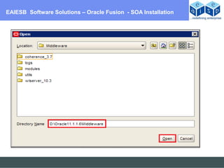 OFM 11.1.1.6 SOA Installation | PPT