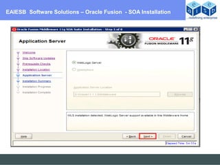 OFM 11.1.1.6 SOA Installation | PPT