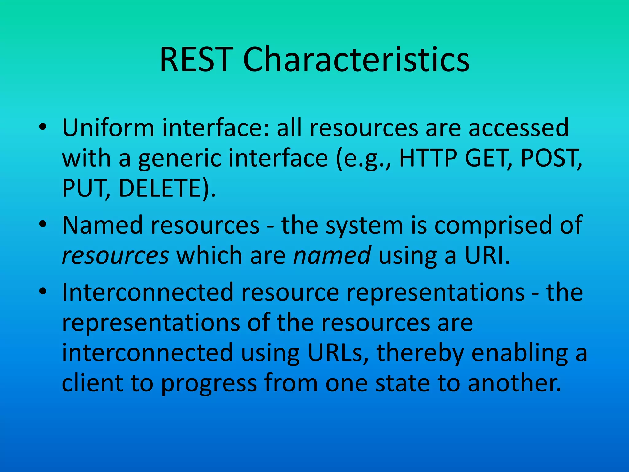 Soa 11 representational state transfer rest | PPT