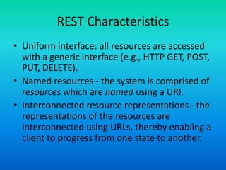 Soa 11 representational state transfer rest | PPT