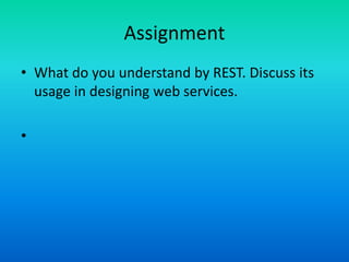 Soa 11 representational state transfer rest | PPT