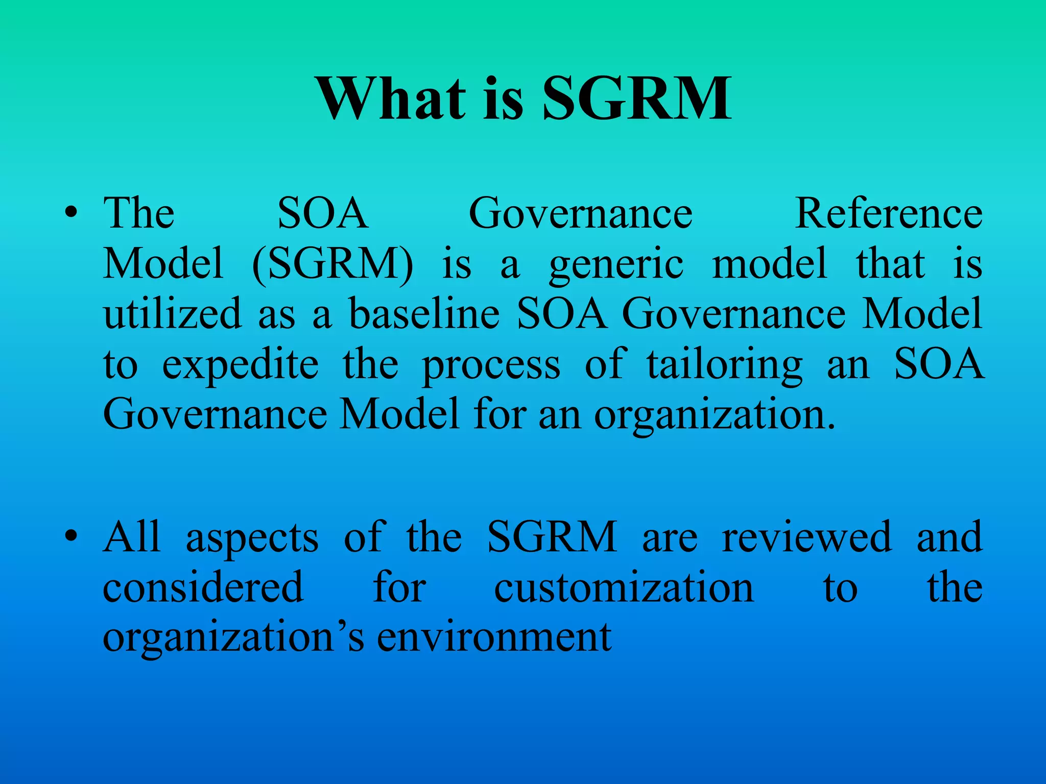 Soa 17 soa governance reference architecture | PPTX