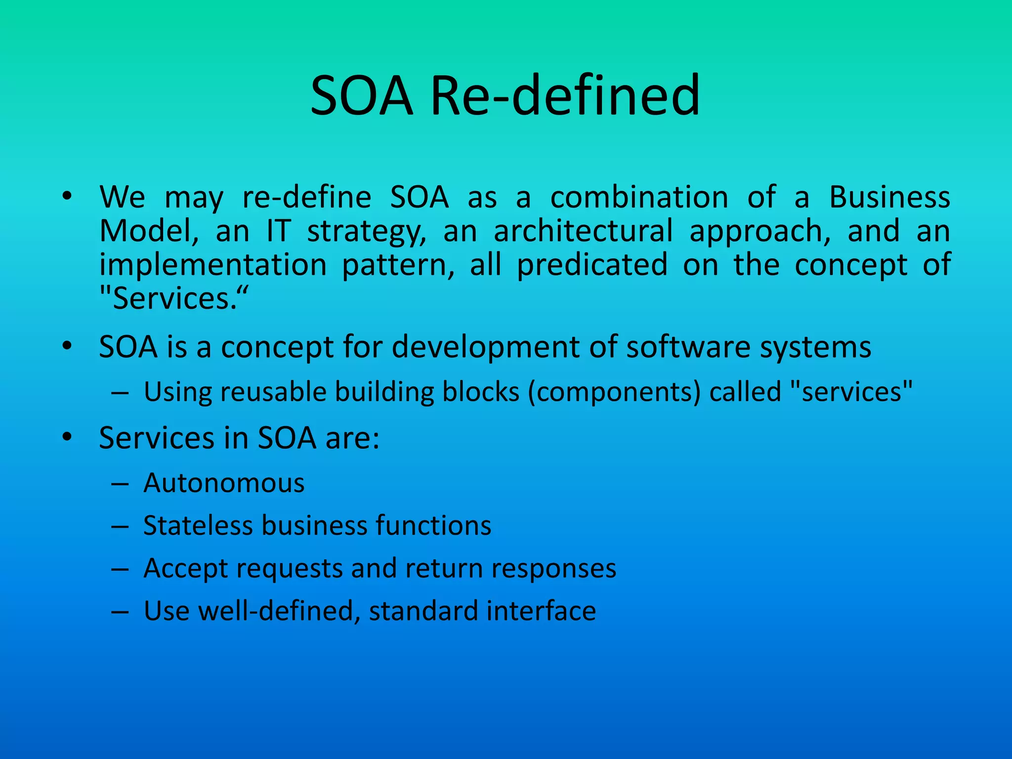 Soa 18 soa trends | PPTX