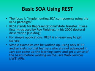 Soa 27 rest and restful services | PPT