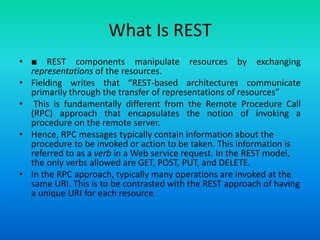 Soa 27 rest and restful services | PPT