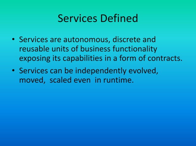 Soa 3 why the software world adopted soa | PPT