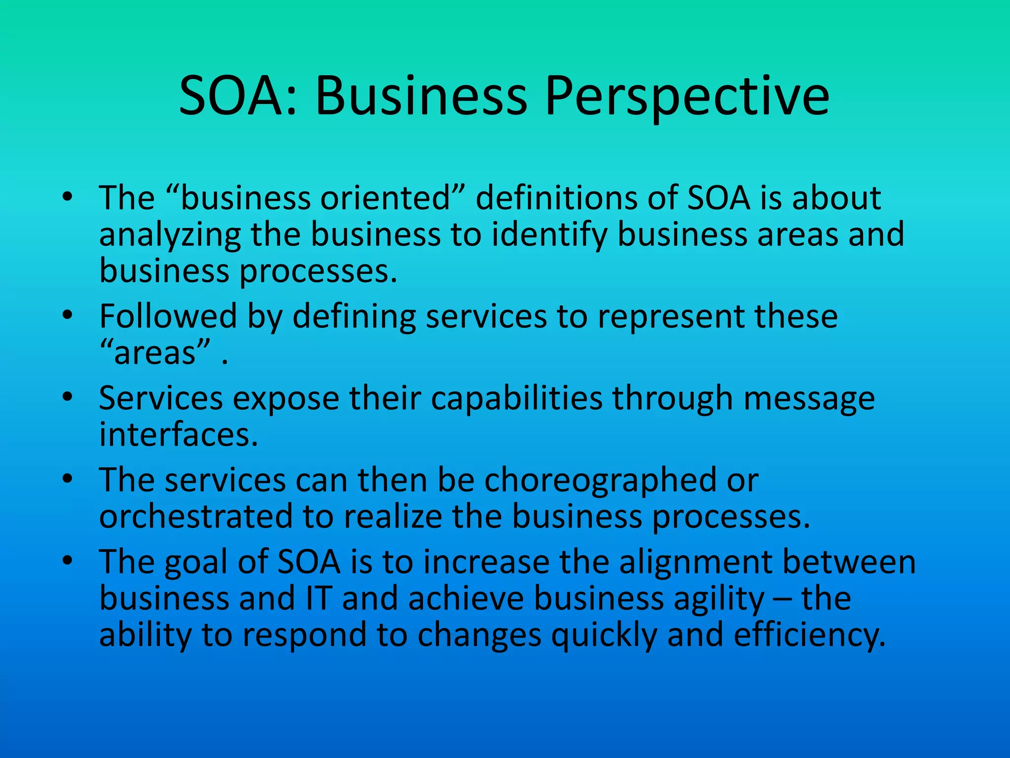 Soa 6 service architecture components | PPT | Free Download