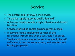 Soa 6 service architecture components | PPT | Free Download