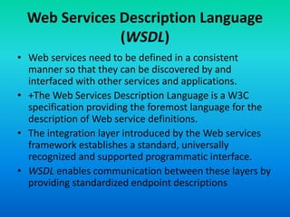 Soa 9 soa technologies wsdl | PPTX
