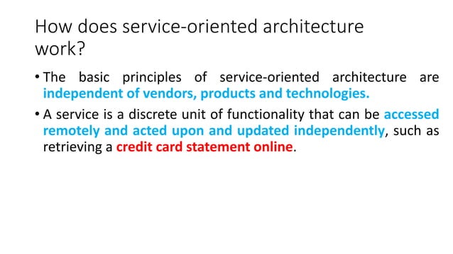 SOA and Monolith Architecture - Micro Services.pptx | Computing | Technology & Computing