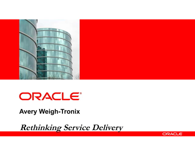 Oracle Real-Time Resource Scheduling | PPT