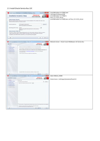 Oracle SOA, BPM, OSB, BAM, & B2B 12C | PDF | Operating Systems | Computer Software and Applications
