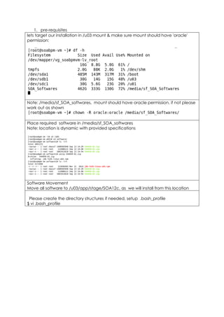 WebLogic, 12C SOA Standalone installation | PDF