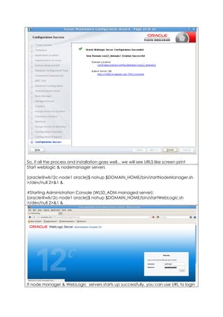 Soa bpm standalone_installation | PDF