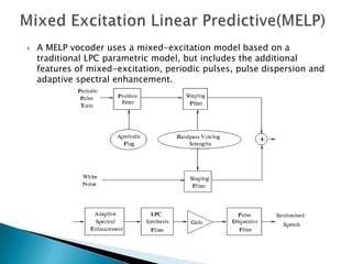 Melp codec optimization using DSP kit | PPT