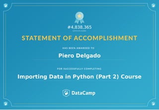 Soa importing data in python (part 2) | PPT