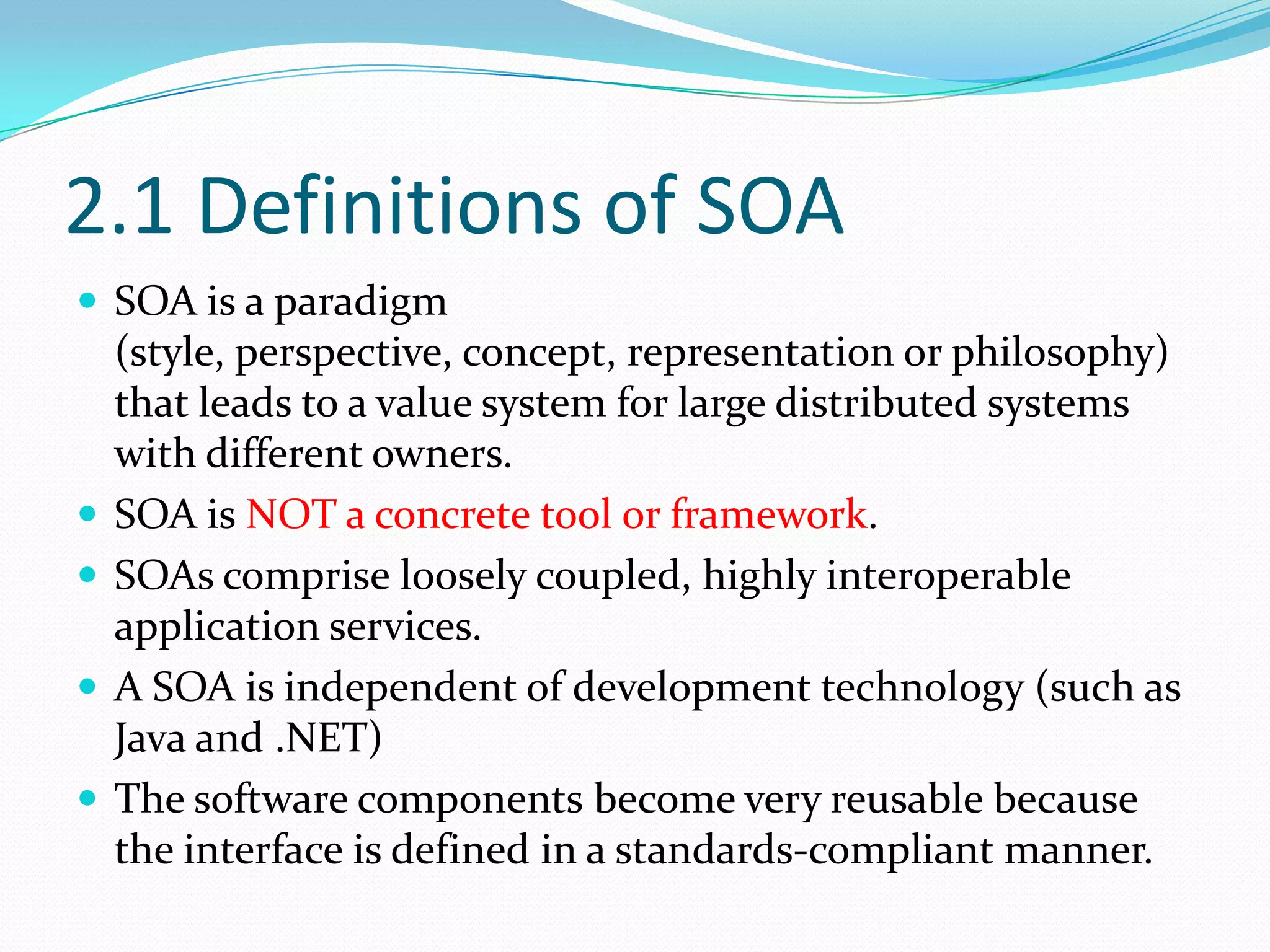 Lecture 2 - SOA | PPT