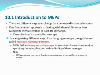 Lecture 10 - Message Exchange Patterns | PPTX