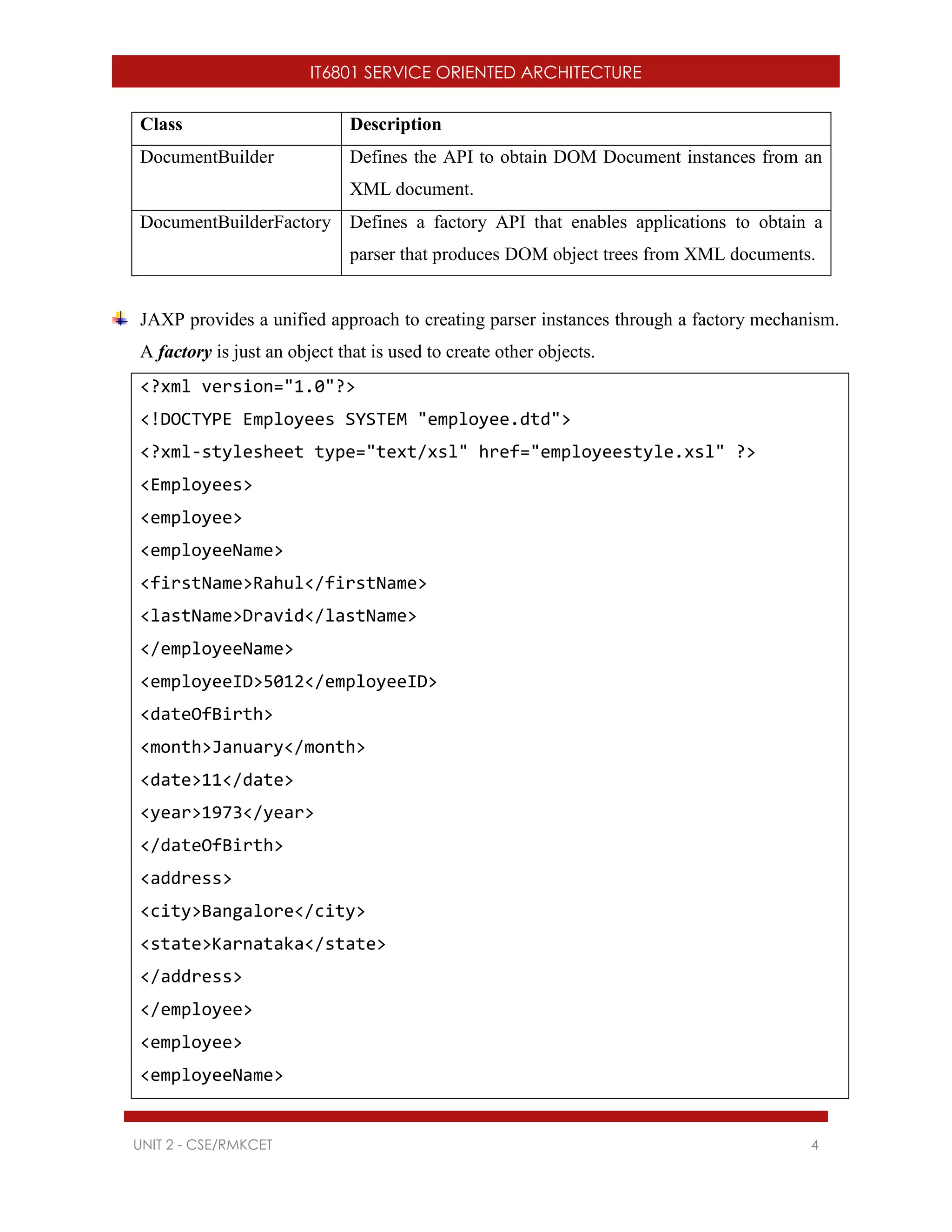 IT6801-Service Oriented Architecture | PDF