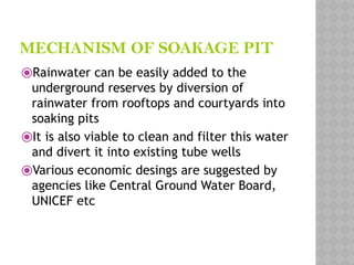 An overview of soakage pits it's advantages and disadvantages | PPT