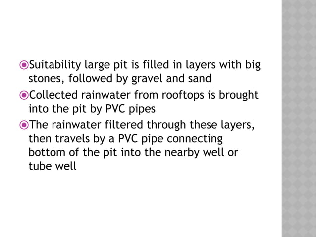 An overview of soakage pits it's advantages and disadvantages | PPT