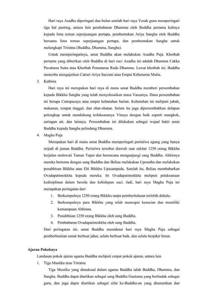 Dialog Antar Umat Beragama-Buddha | PDF