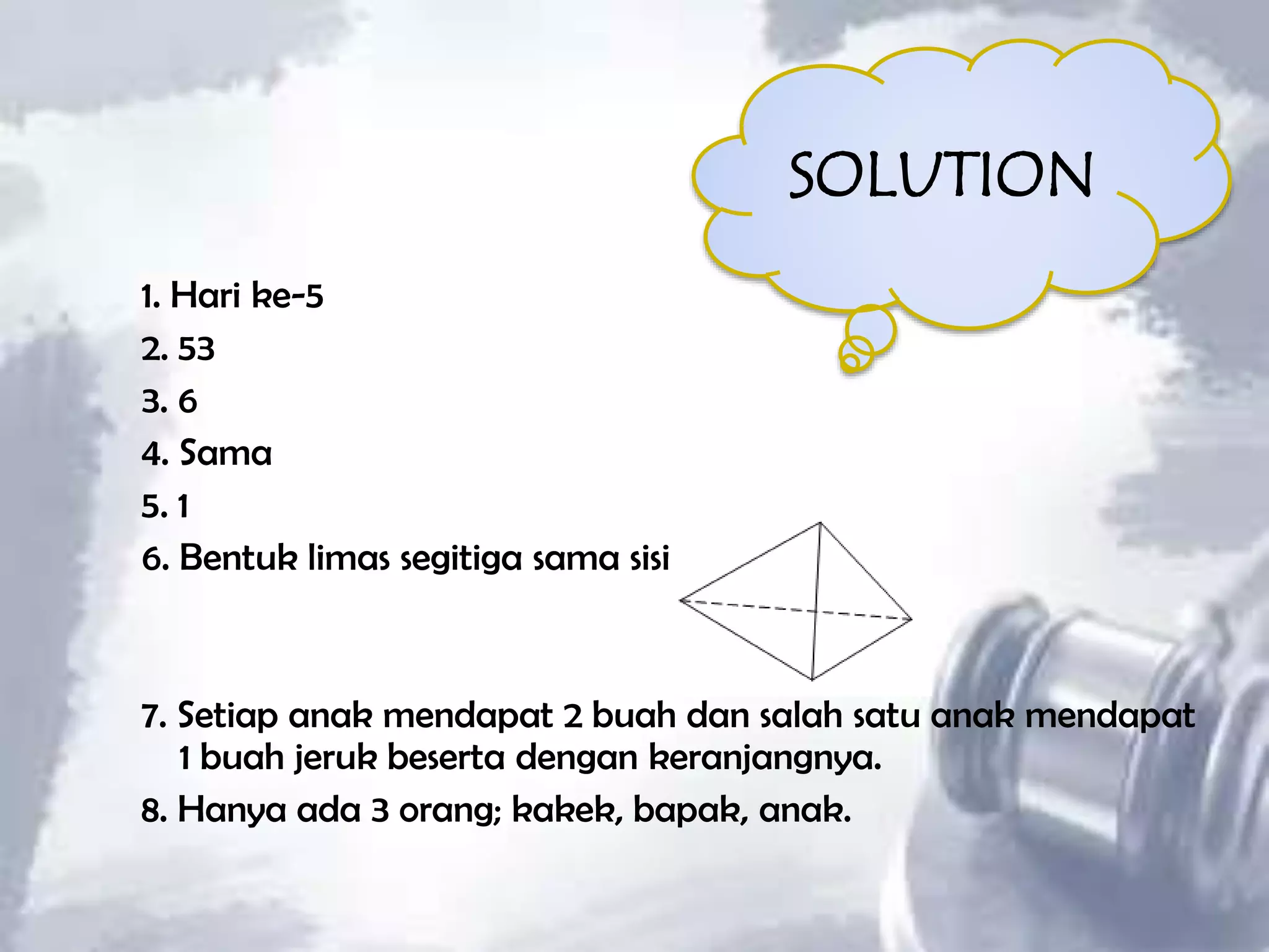 Math Puzzle_Soal-Soal Logika Sederhana | PPT