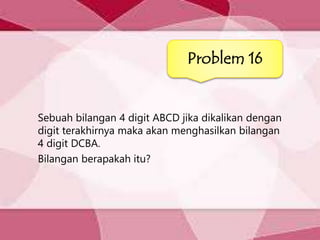 Math Puzzle_Soal-Soal Logika Sederhana | PPTX