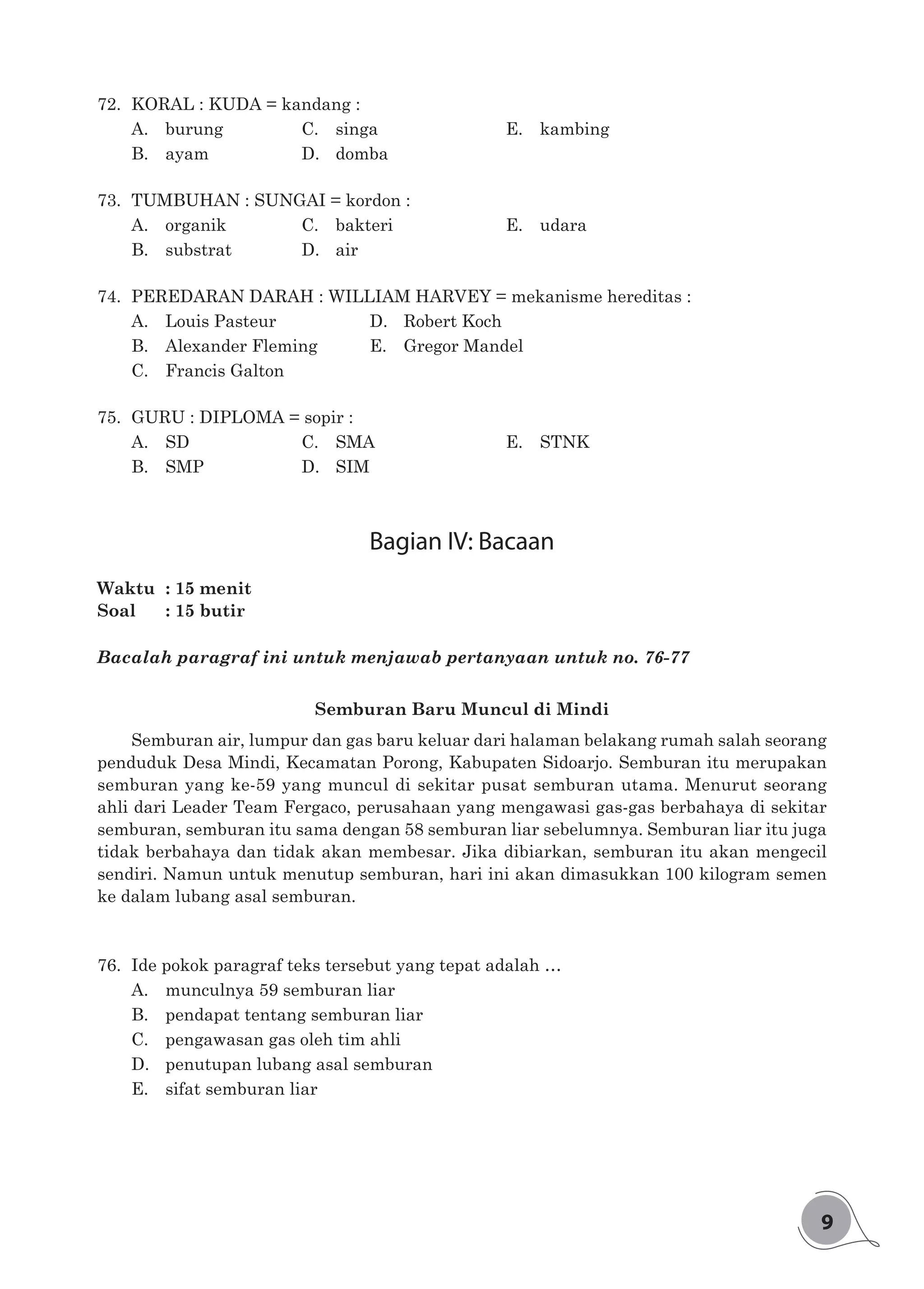 Soal cpns-paket-10 | PDF
