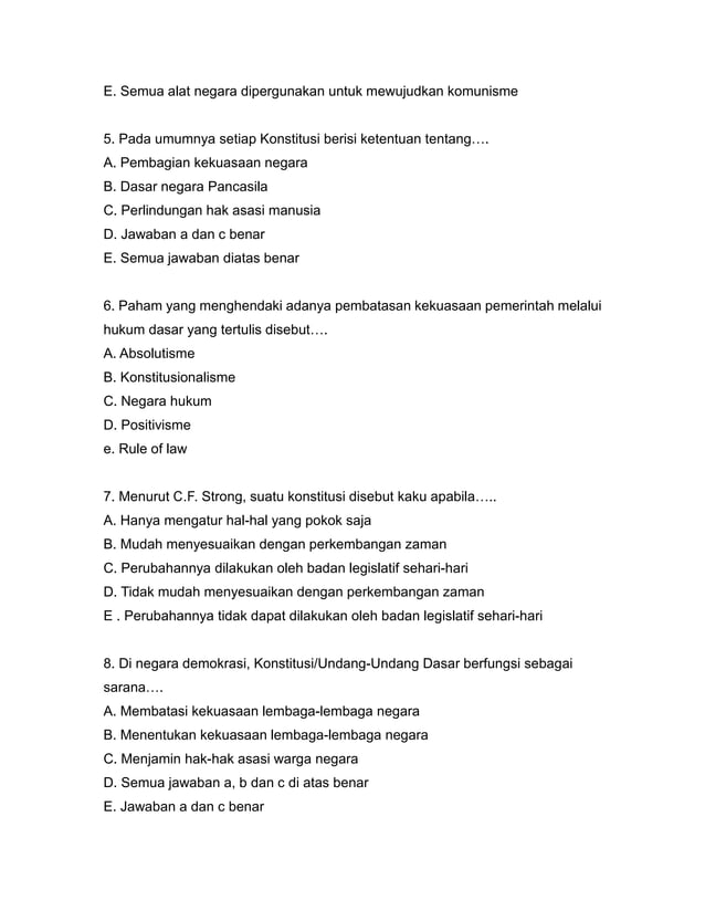 Soal cpns TWK 1 | PDF