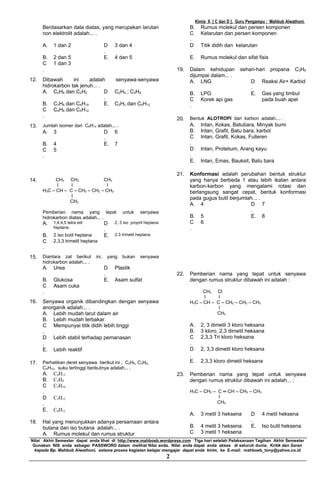 Soal kimia-x-dan-kunci-jawaban | DOC