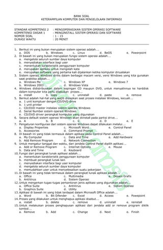 Soal kkpi-sk2-kd1-bag01 | PDF
