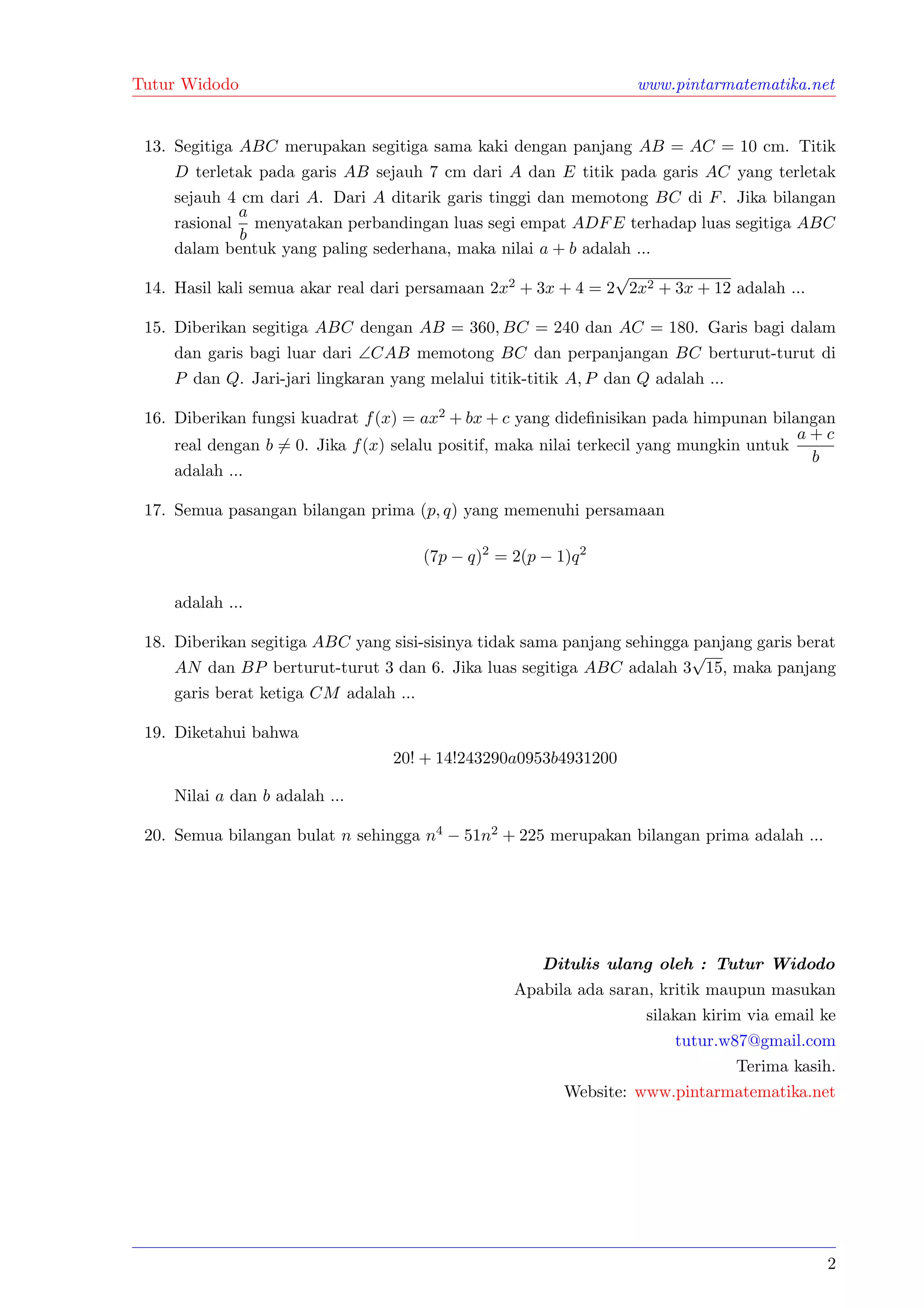 Soal osk-sma-2014 | PDF