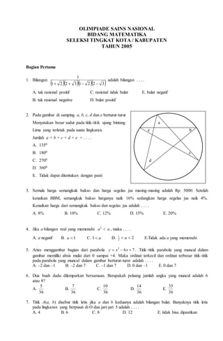 Soal osn-matematika-sma-tingkat-kab-2002-s-d-2011 | DOC
