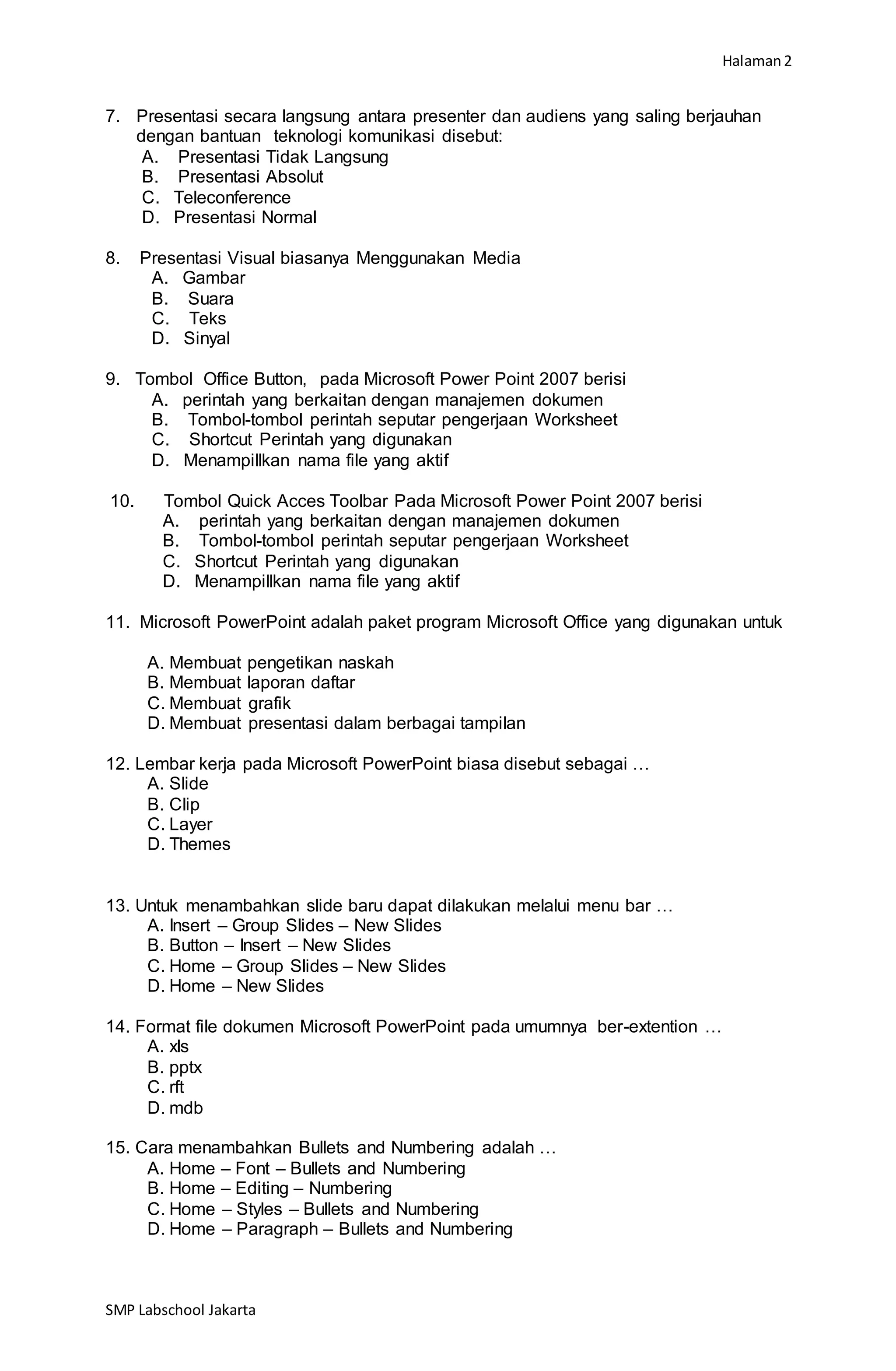 Soal power-point-aksel-1-cetak | DOCX
